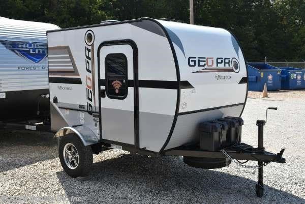 Find complete specifications for Forest River Rockwood Geo Pro RVs Here
