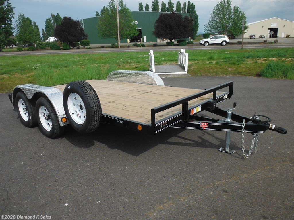 Car Hauler - 2020 PJ Trailers Carhauler 7' X 14' 7K Flatbed W/Dove ...