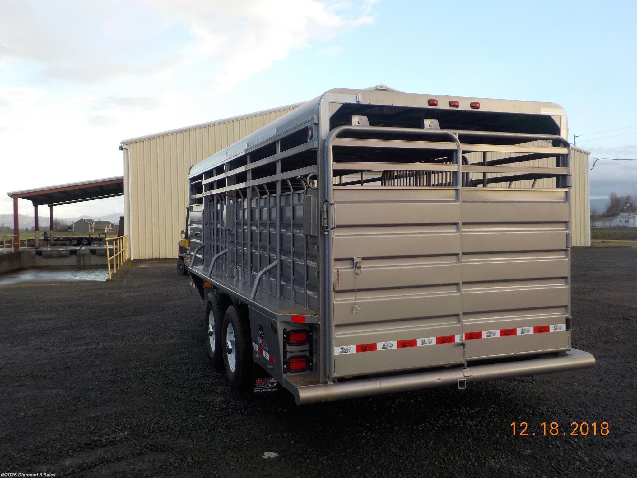 6x20 Cattle/Livestock Trailer for sale | New GR 6'8" X 20' GOOSENECK ...