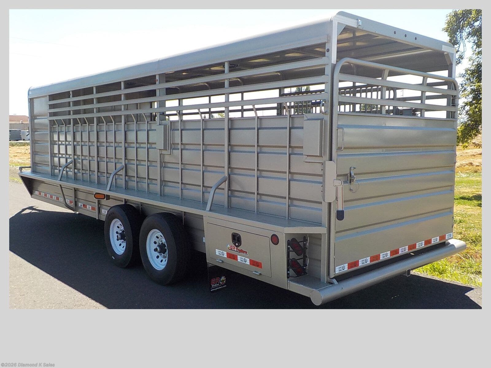6x24 Cattle/Livestock Trailer for sale | New GR 6'8" X 24' GR LIVESTOCK ...