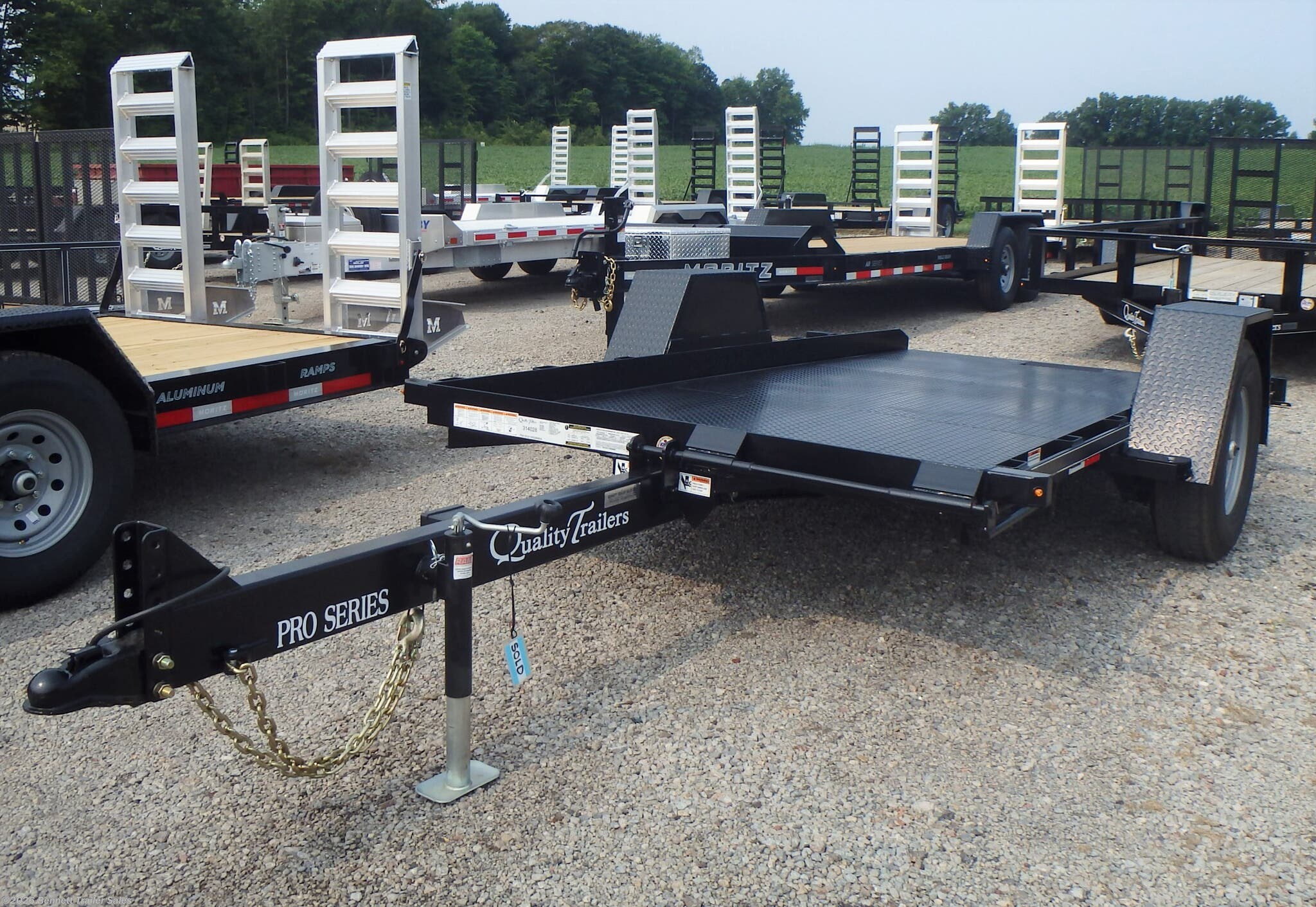 5x12 Tilt Deck Trailer for sale | New Quality Trailers DT Series 12 Pro ...