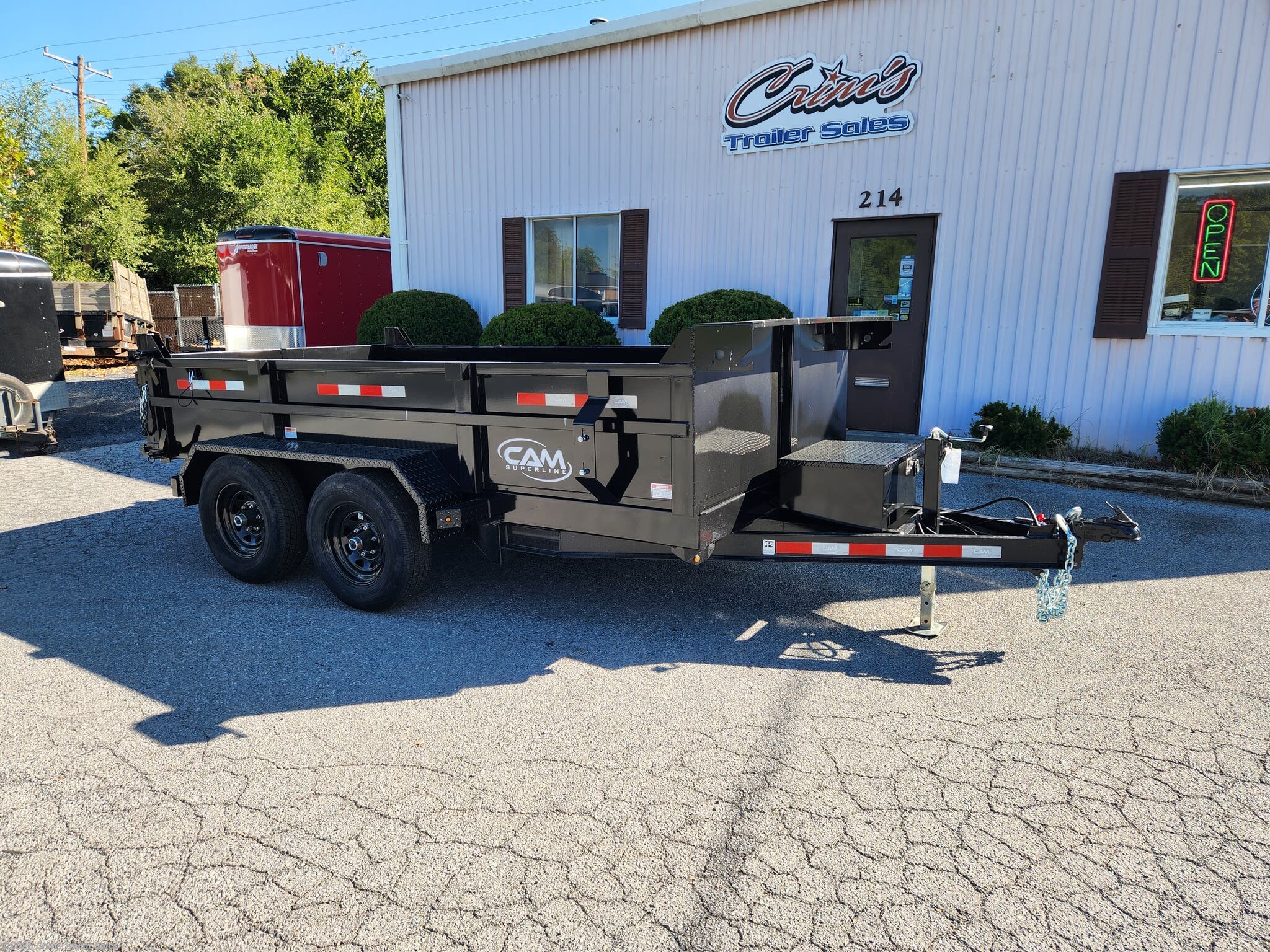 6x12 Dump Trailer for sale | New CAM Superline 6x12 | TrailersUSA