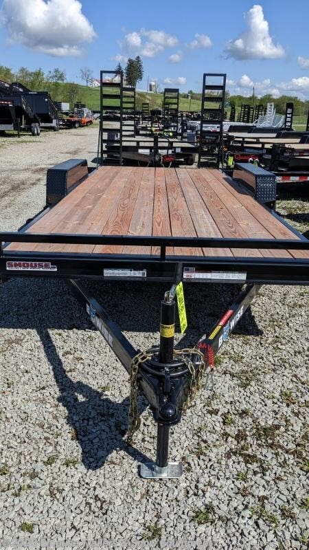 7x18 Equipment Trailer for sale | New BWISE EH18-10ELE | TrailersUSA
