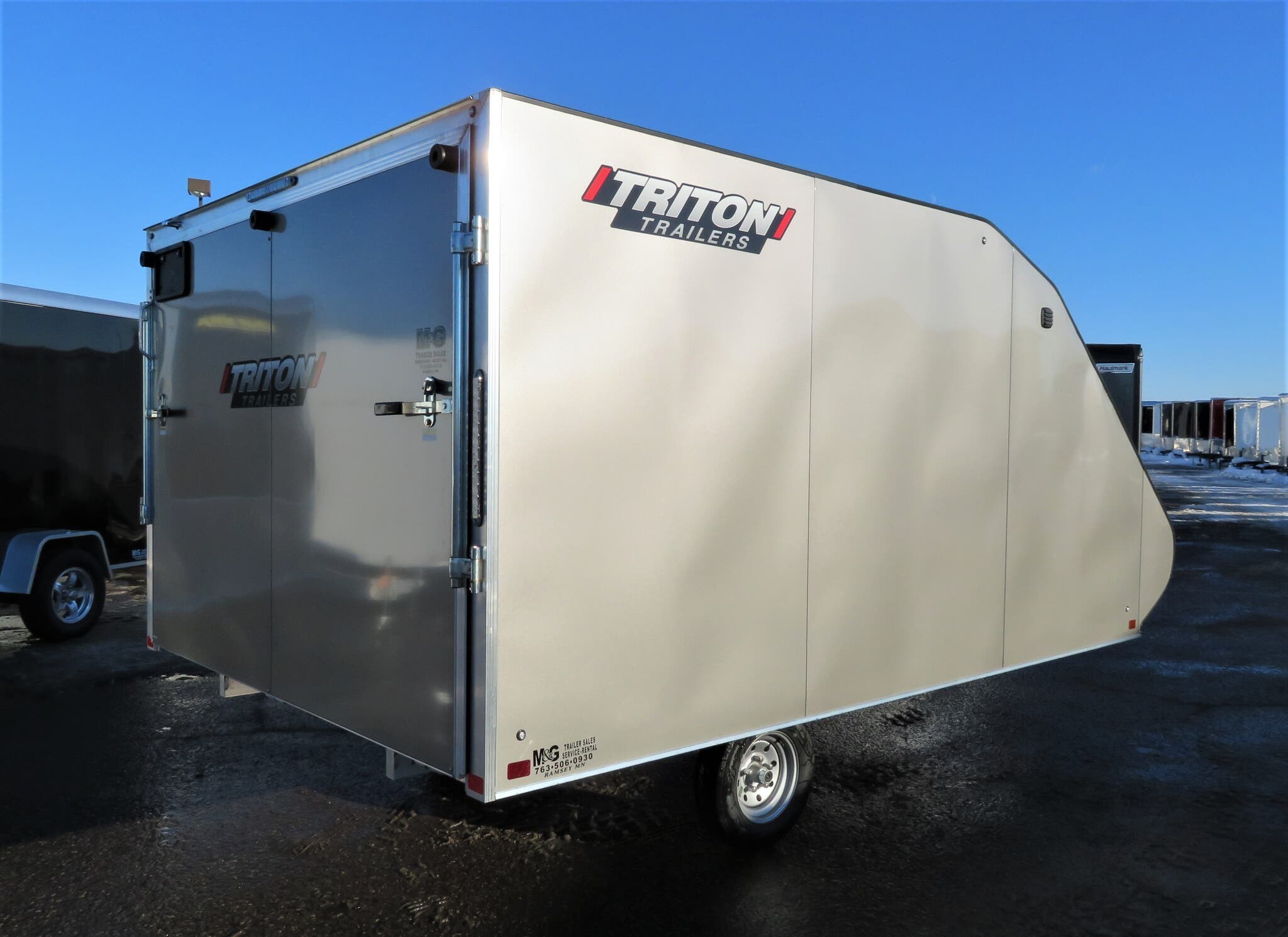 Snowmobile 2020 Triton Trailers TC128 Enclosed Snowmobile Trailer Snowmobile 2020 Triton Trailers TC128 Enclosed Snowmobile Trailer