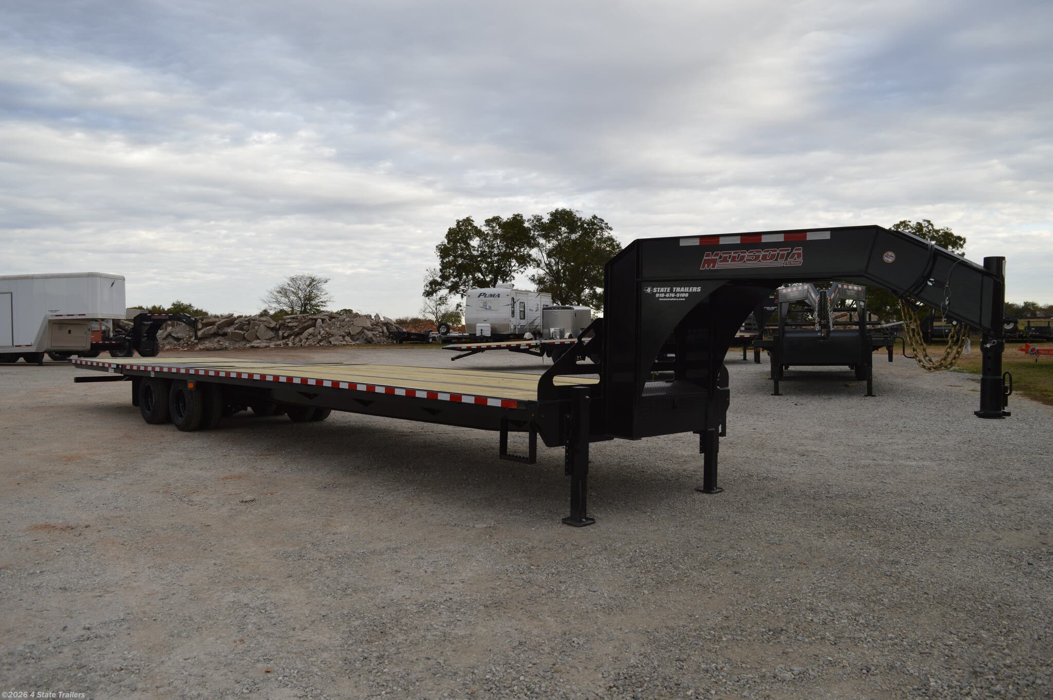 8x40 Deckover/Flat Deck Trailer for sale | New Midsota 8'6x40' HYD ...