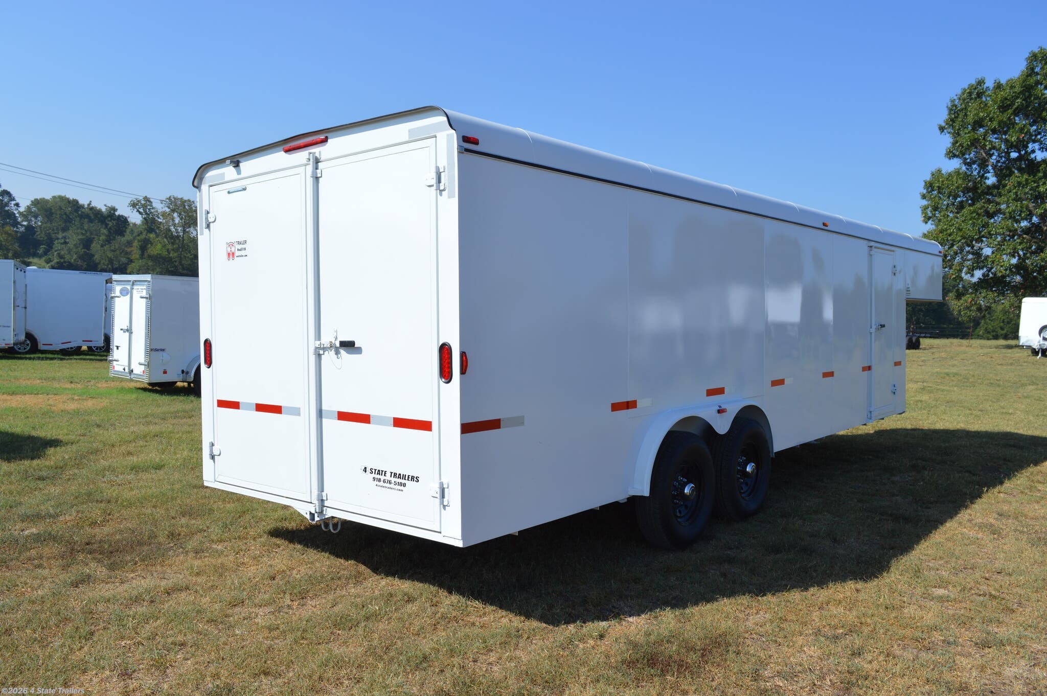 8x24 Cargo Trailer for sale | New W-W Trailer 8'x24'x6'6 HD ALL STEEL ...