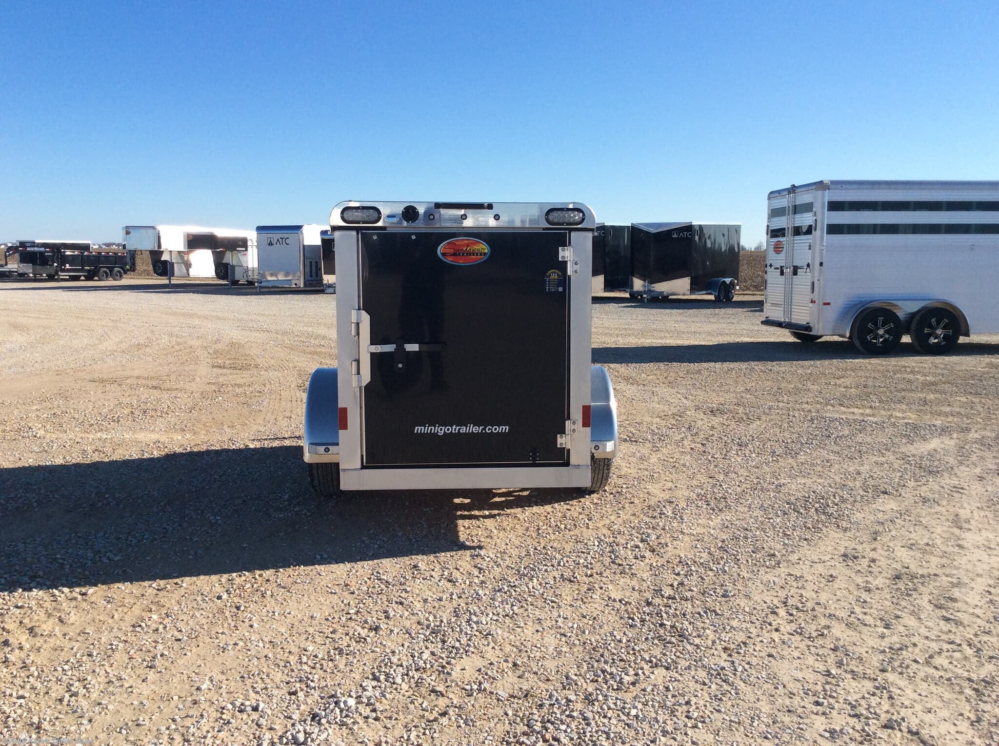 4x8 Cargo Trailer for sale | New Sundowner 4X8' Enclosed Cargo Box ...