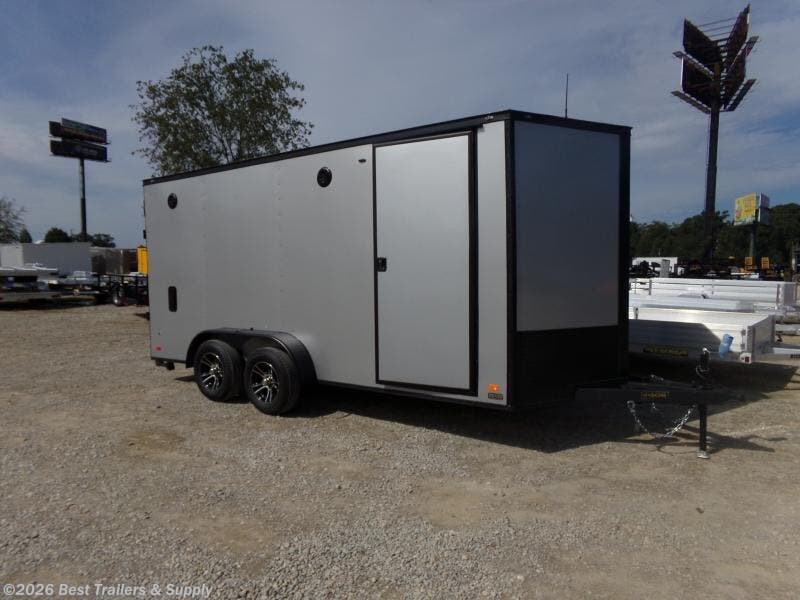 6x16 Cargo Trailer for sale | New Covered Wagon 7 X 16 CONTACTOR model ...
