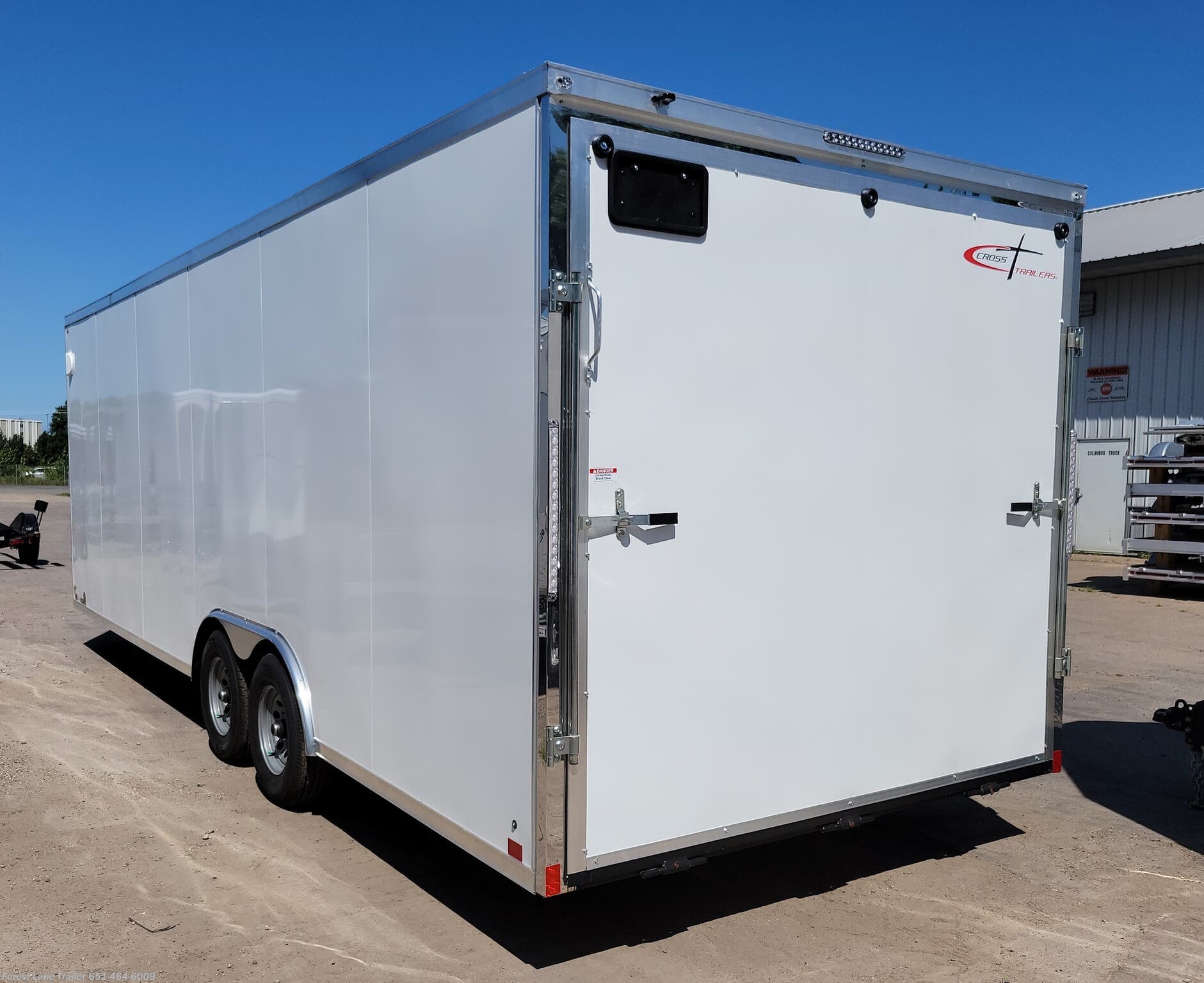 8x24 Cargo Trailer for sale | New Cross Trailers 8.5x24 7'h 10k Tandem ...