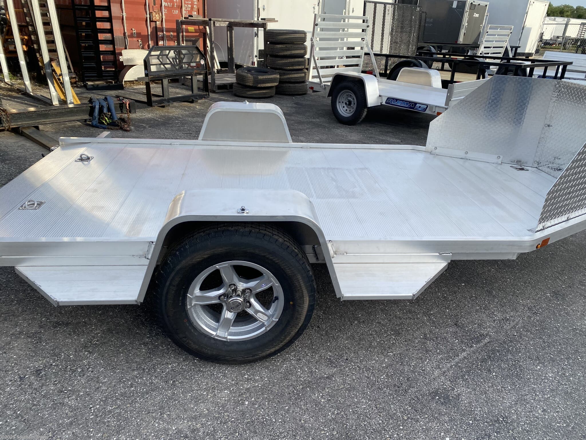 5x11 Motorcycle Trailer for sale | New Aluma TK1 Aluminum Motorcycle ...