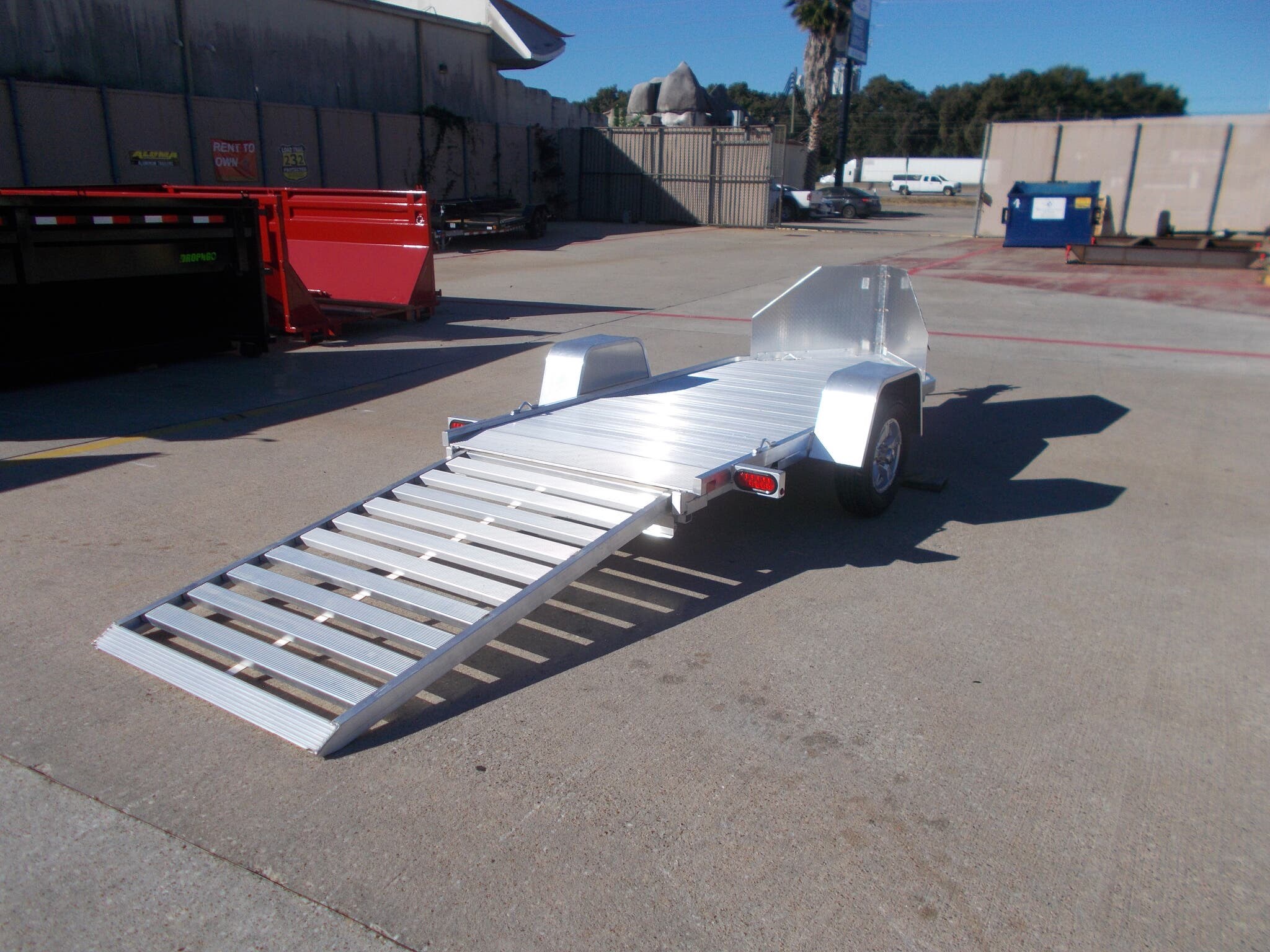 4x11 Motorcycle Trailer for sale | New Aluma MC10S-R Aluminum ...