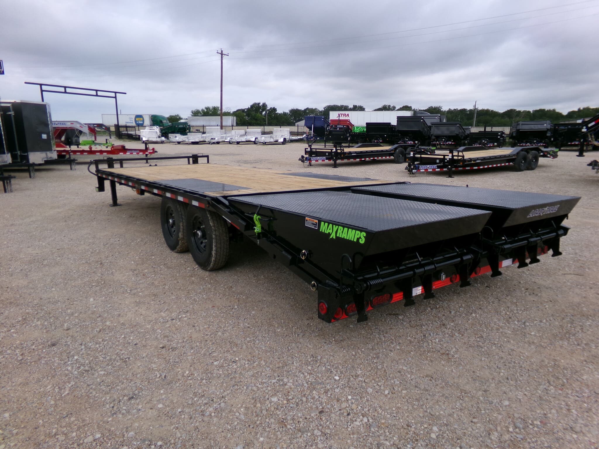 8x25 Deckover/Flat Deck Trailer for sale | New Load Trail 102X25 ...
