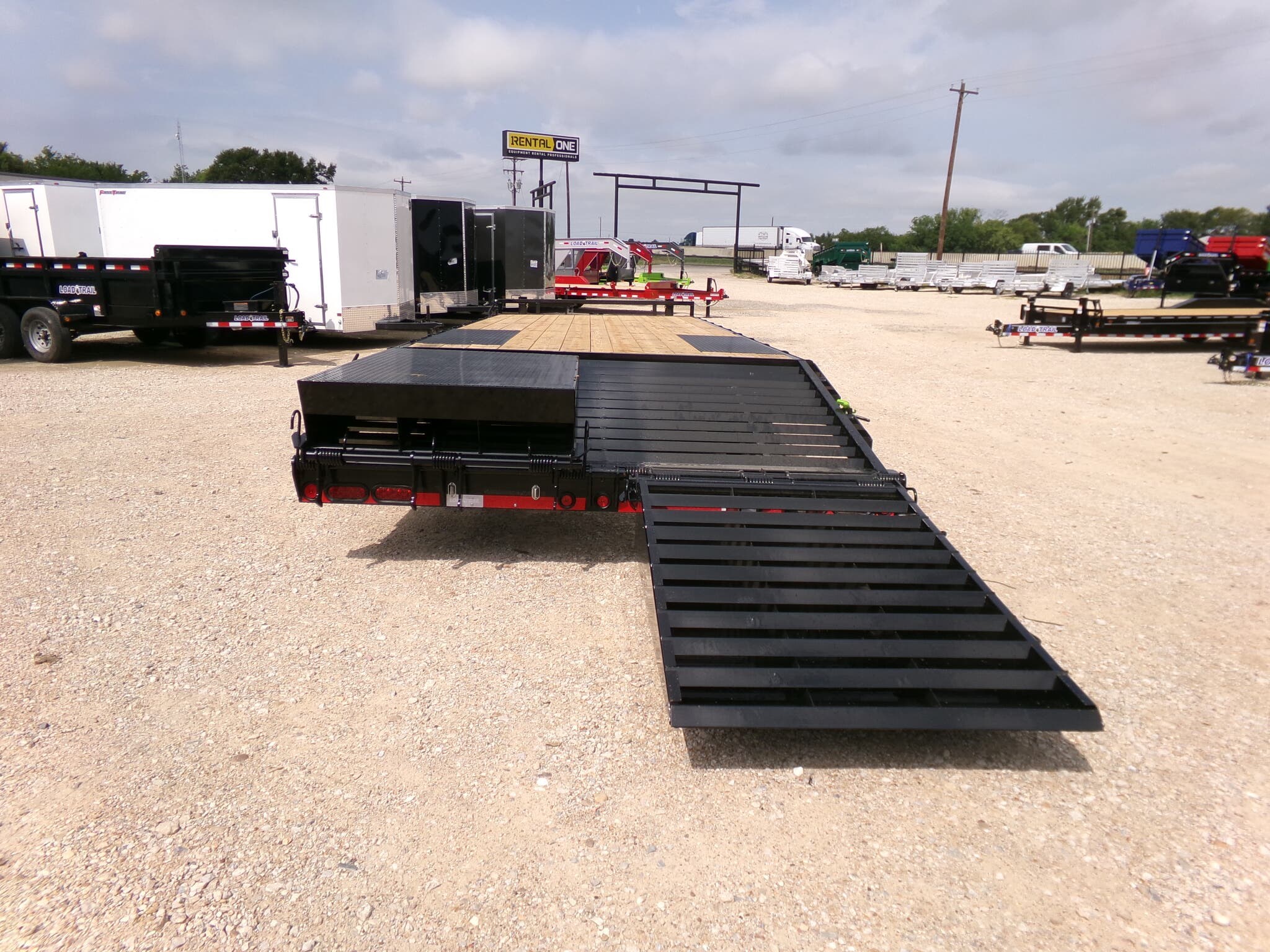 8x25 Deckover/Flat Deck Trailer for sale | New Load Trail 102X25 ...